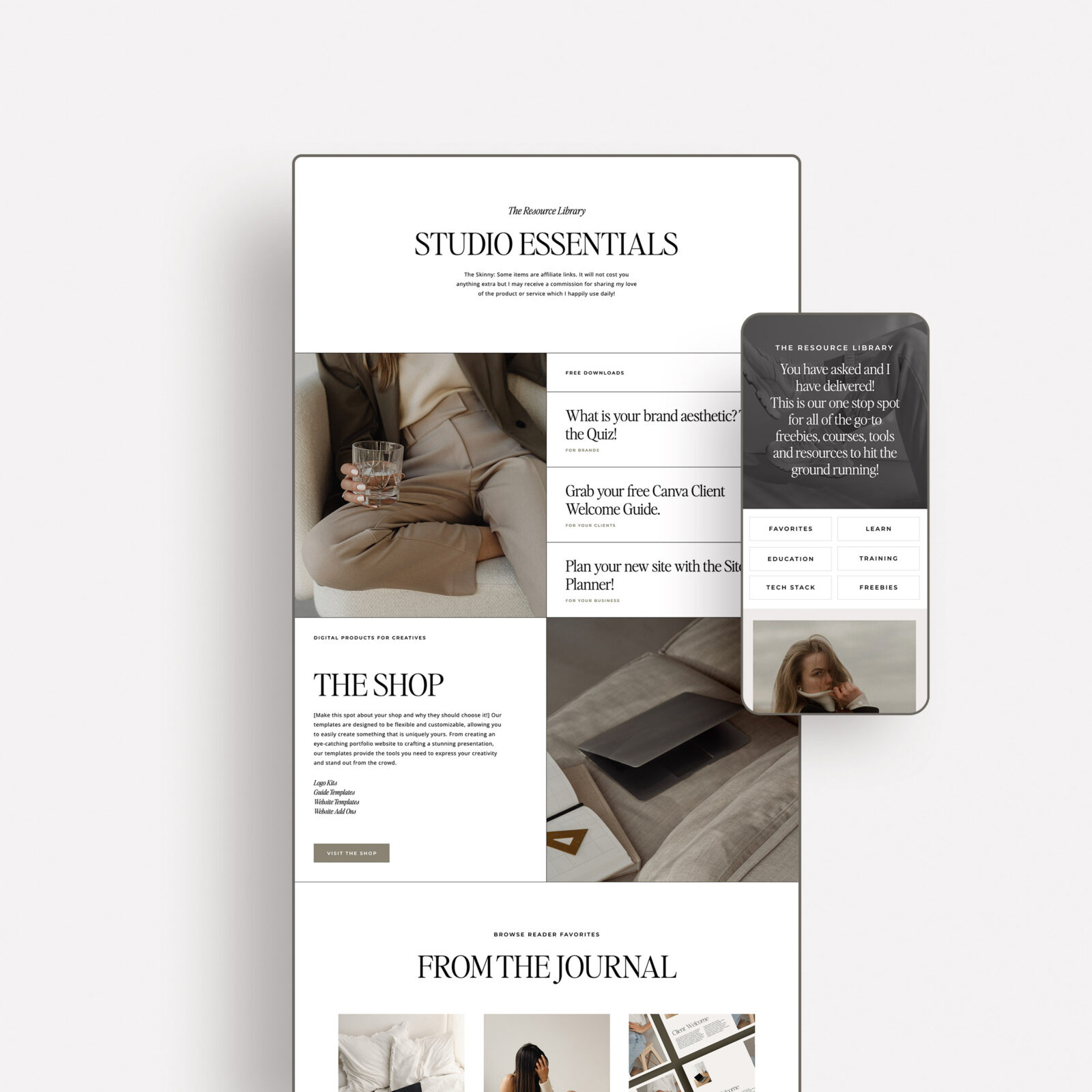 Showit Resources Template
