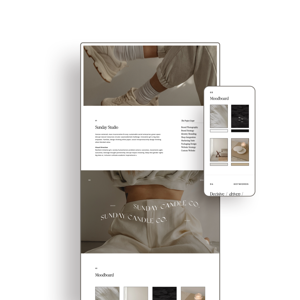 Showit Client Showcase Template