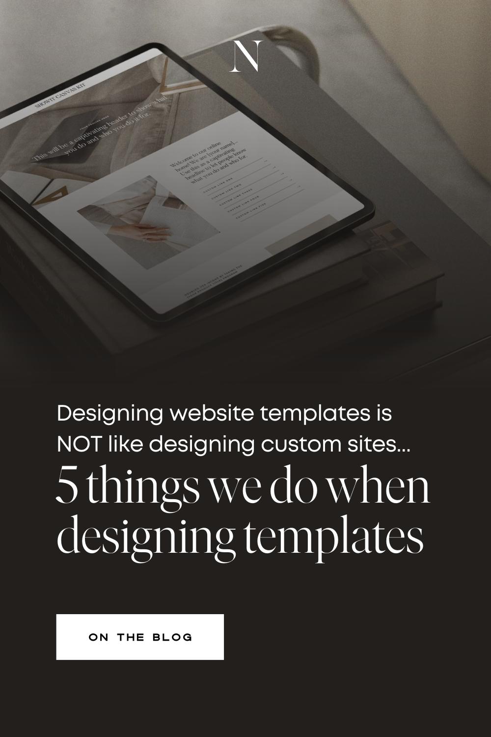 Steal Our Top 5 Tips for Designing Showit Website Templates