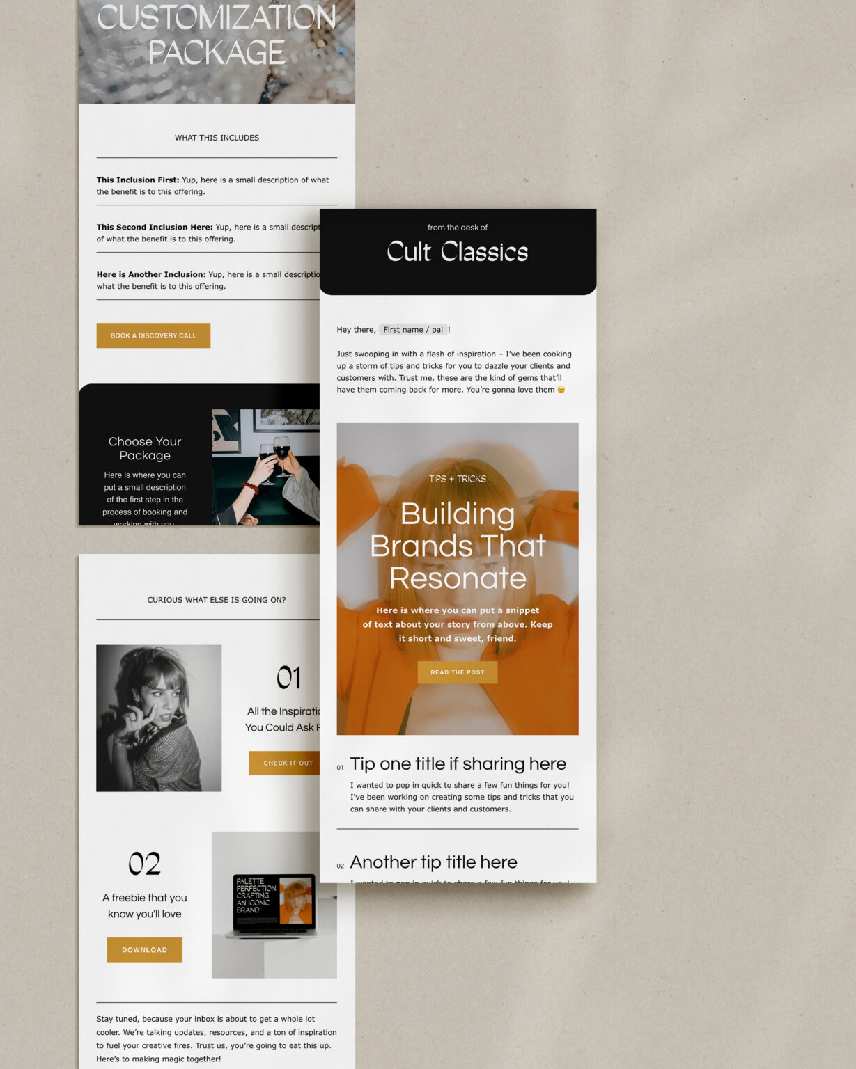 Cult Classics Email Templates | Northfolk