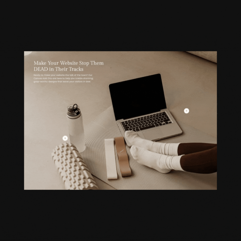 Radiating Button Features Canvas Add On | Northfolk