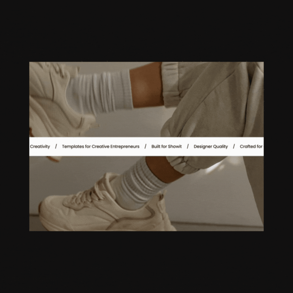 Marquee Text Code Canvas Add On | Northfolk