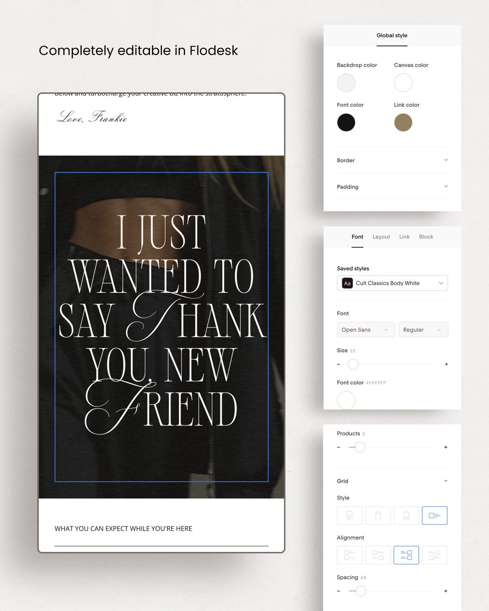 Cult Classics Luxe Email Templates | Northfolk