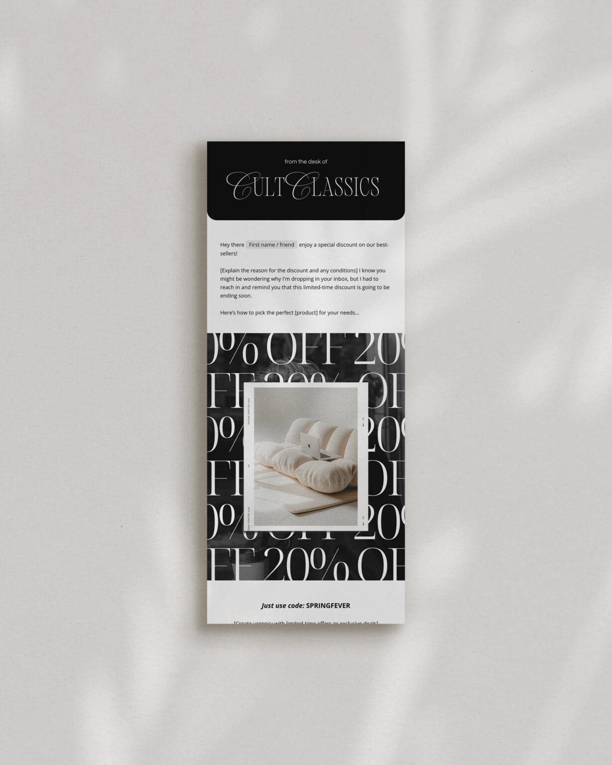 Cult Classics Luxe Email Templates | Northfolk